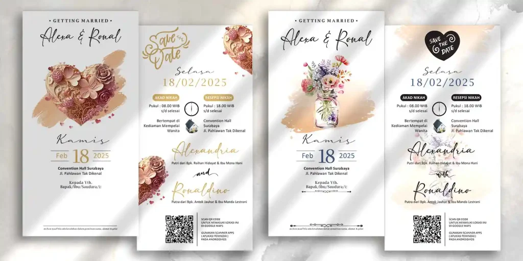 Template Undangan Pernikahan Terbaru 2026 | Siap Pakai - Seserahan Surabaya